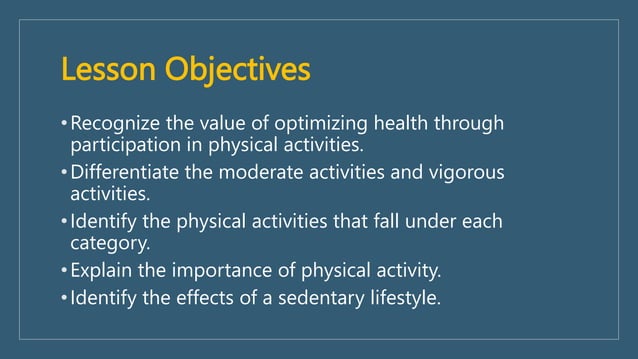 Lesson-4.pptx........................... | PPTX | Fitness and Exercise ...