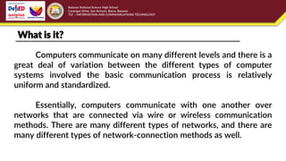 Computer communicationLessonForTechnicians | PDF