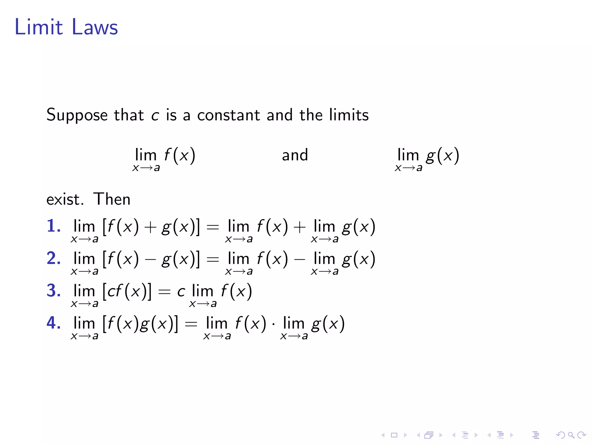 Lesson 4 Calculating Limits Slides Notes Ppt