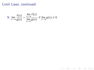 Lesson 4 - Calculating Limits (Slides+Notes) | PPT