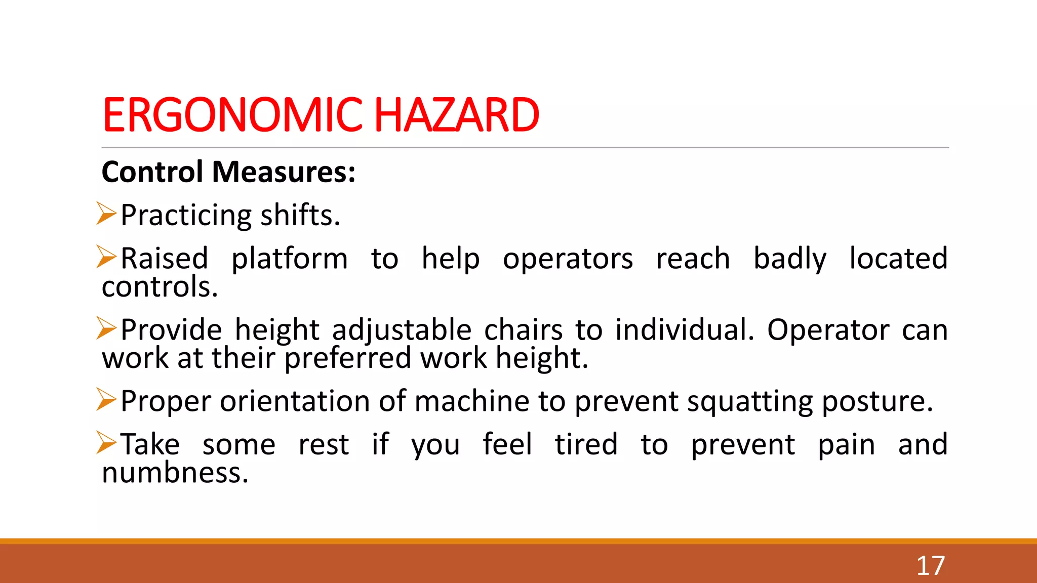 LESSON 4 Common workplace hazard and their control measure | PPTX