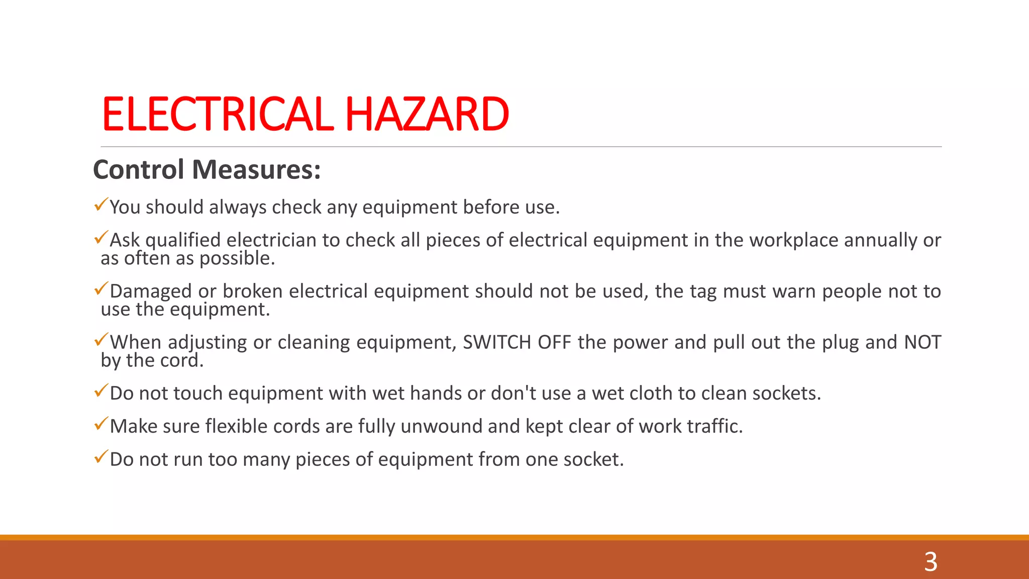 LESSON 4 Common workplace hazard and their control measure | PPTX