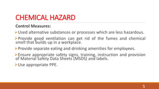 LESSON 4 Common workplace hazard and their control measure | PPTX