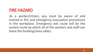 LESSON 4 Common workplace hazard and their control measure | PPTX