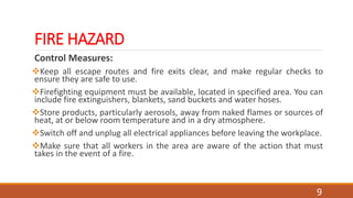 LESSON 4 Common workplace hazard and their control measure | PPTX