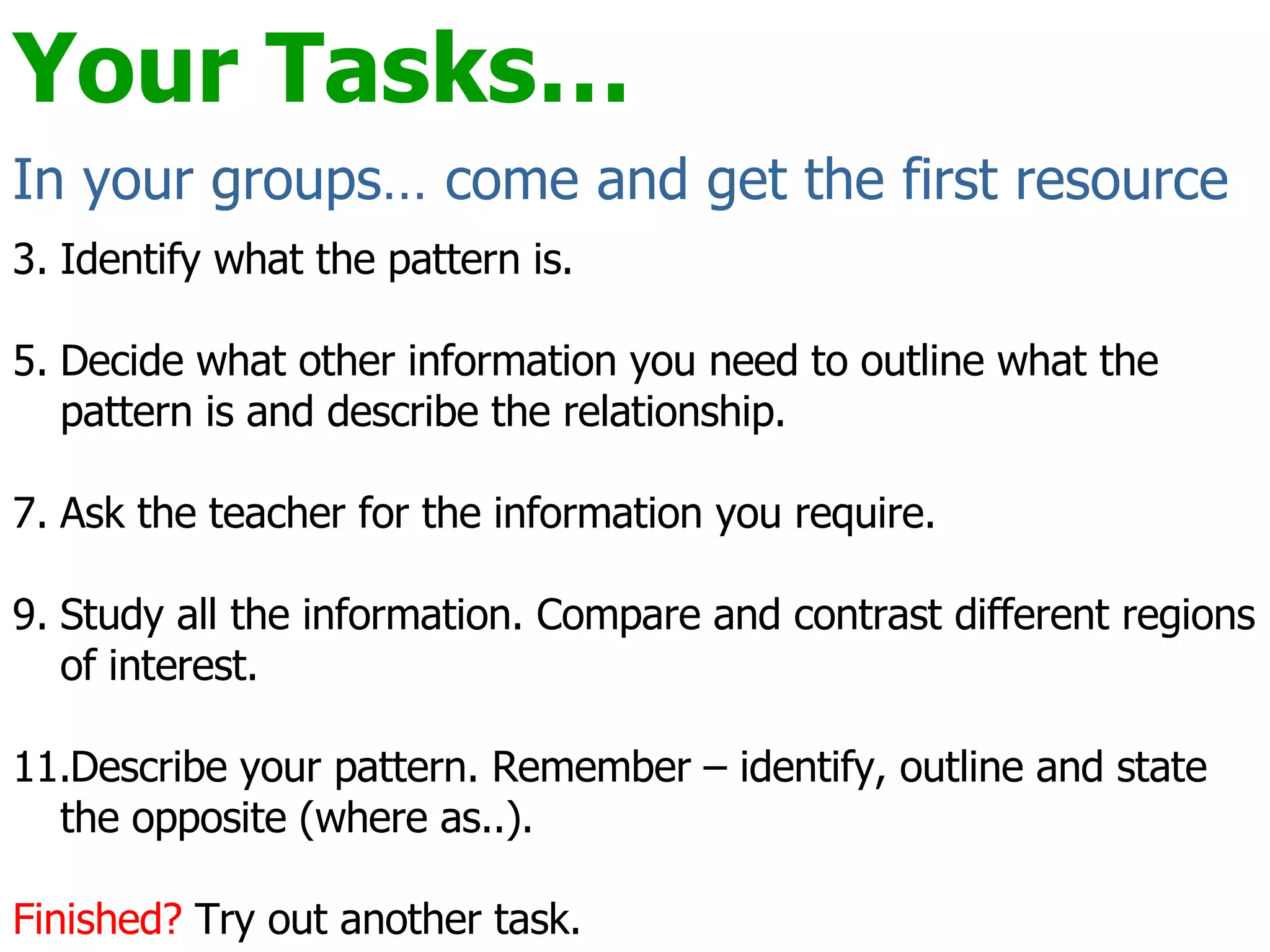 Lesson 4 - Describing Patterns | PPT
