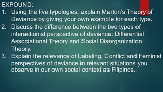 Danny Maribao_Lesson 4-deviance | PPT