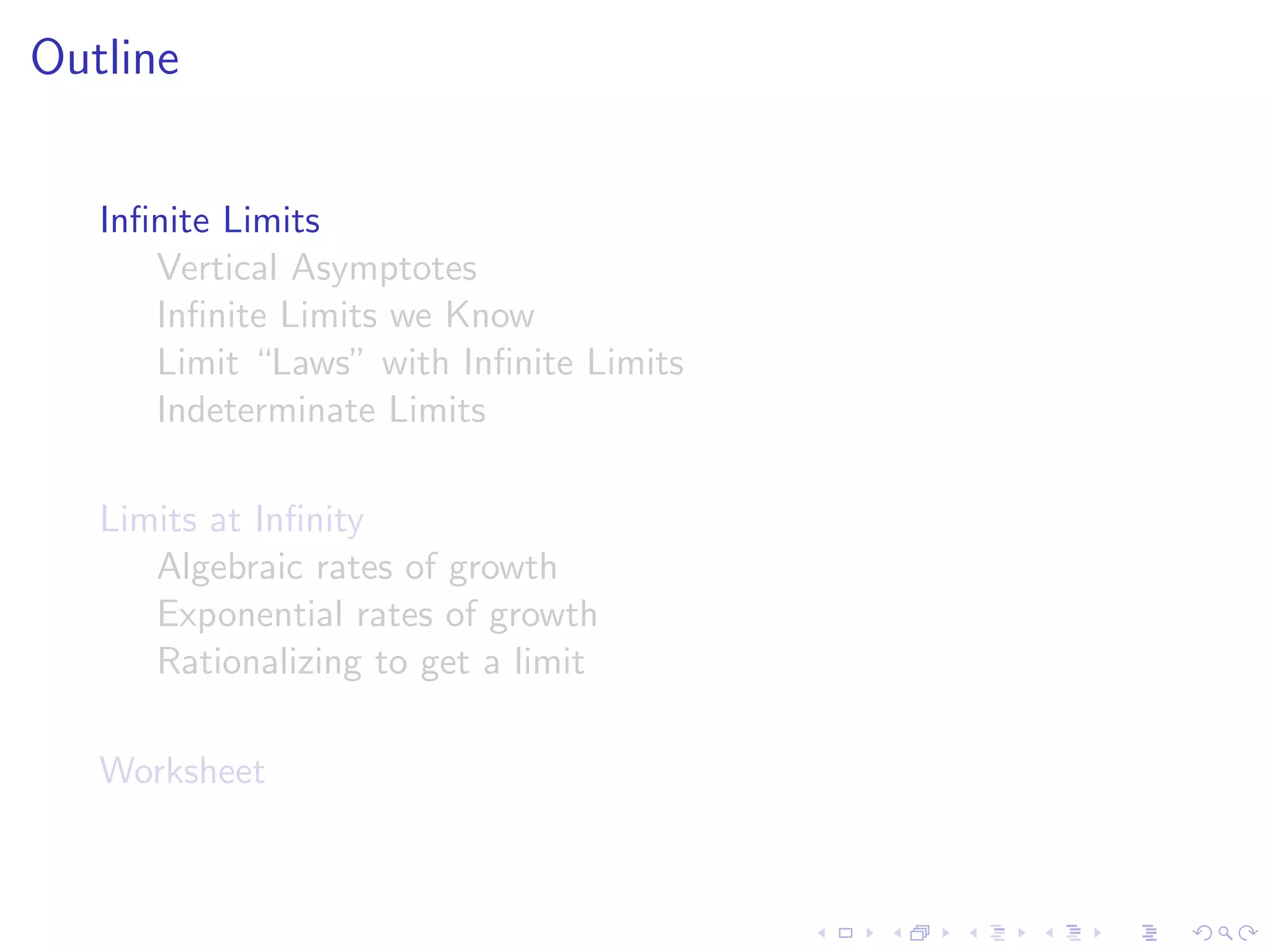 Lesson 4 Limits Involving Infinity Pdf