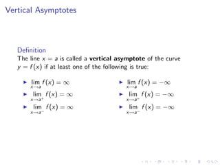 Lesson 4: Limits Involving Infinity | PDF