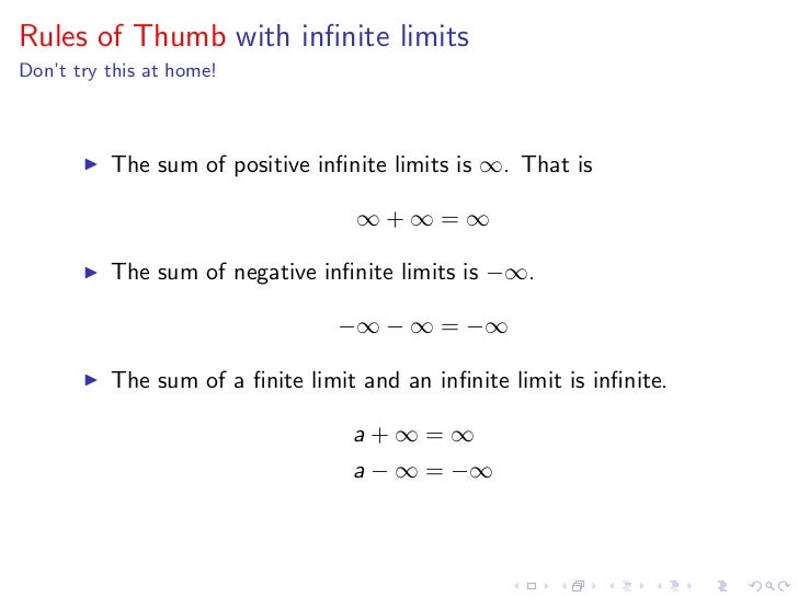 Lesson 4 Limits Involving Infinity Lesson 4 Limits Involving Infinity