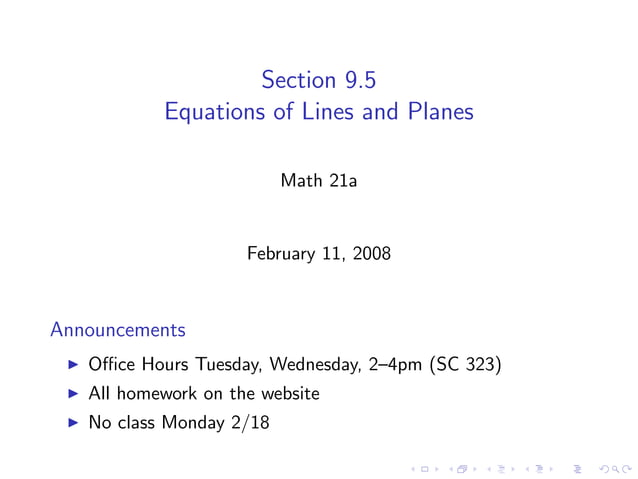 Lesson 4: Lines, Planes, and the Distance Formula | PDF | Geography ...