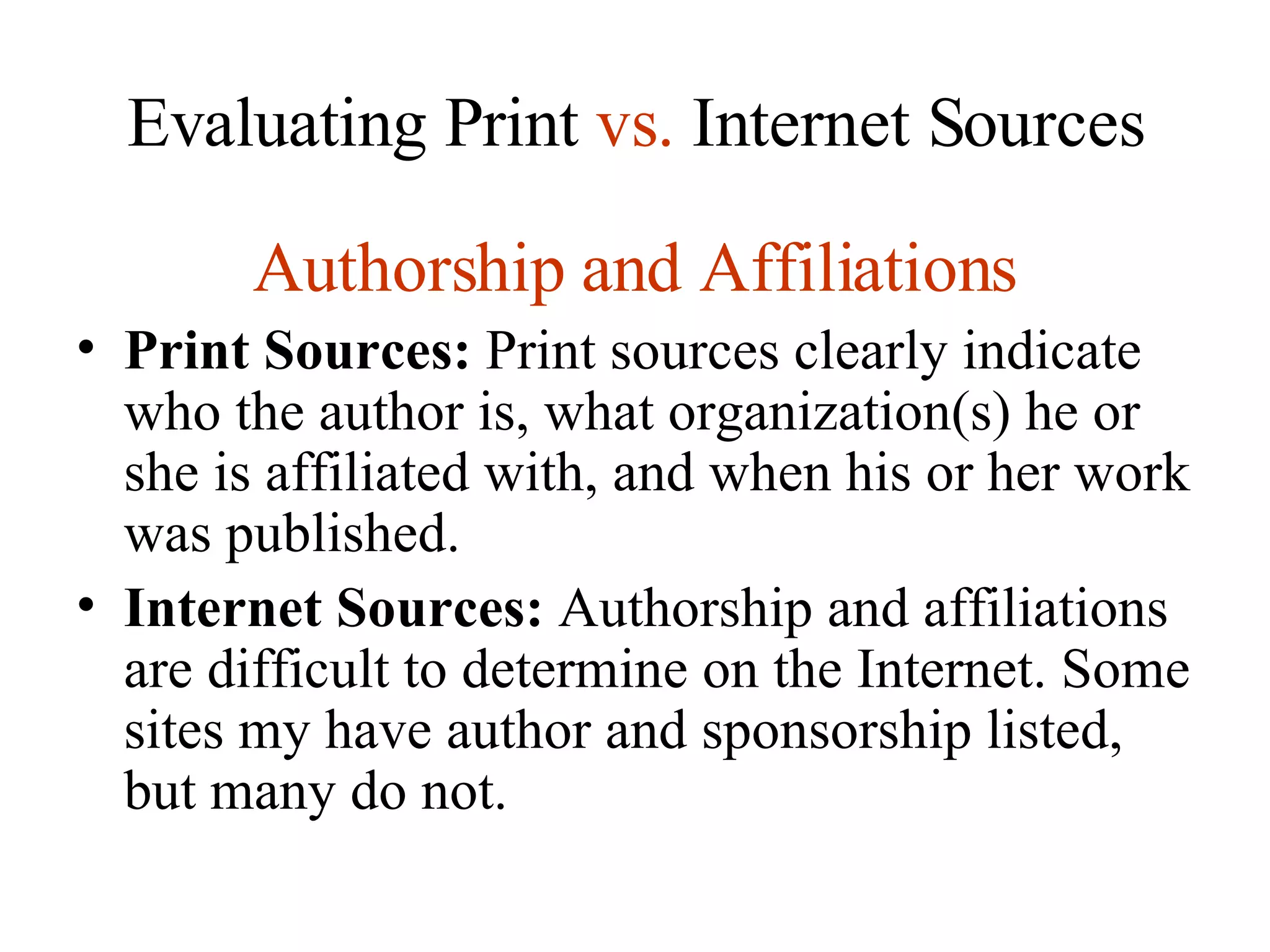 Lesson 4: Researching & The Internet | PPT