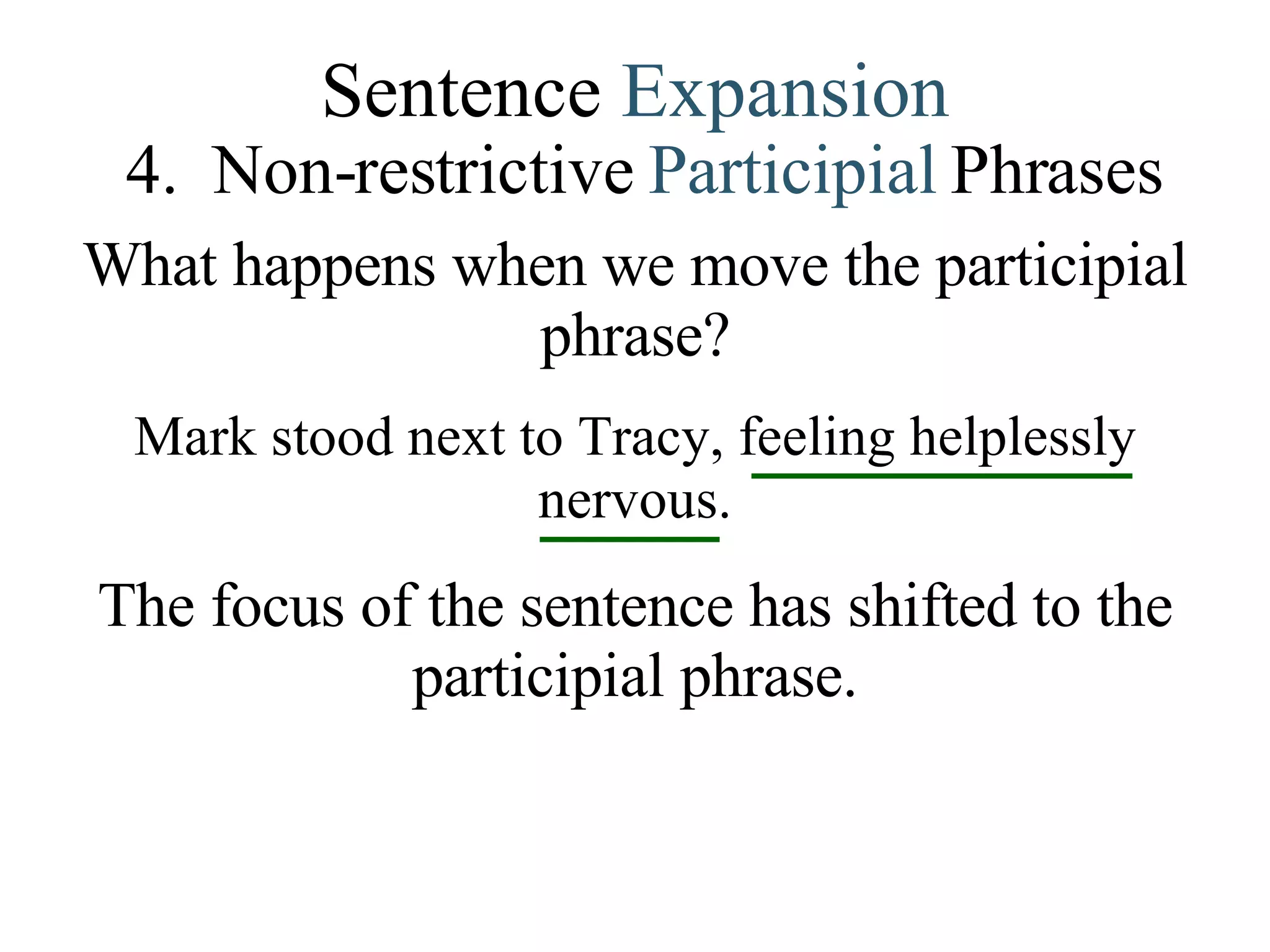 Lesson 4 Sentence Combining | PPT