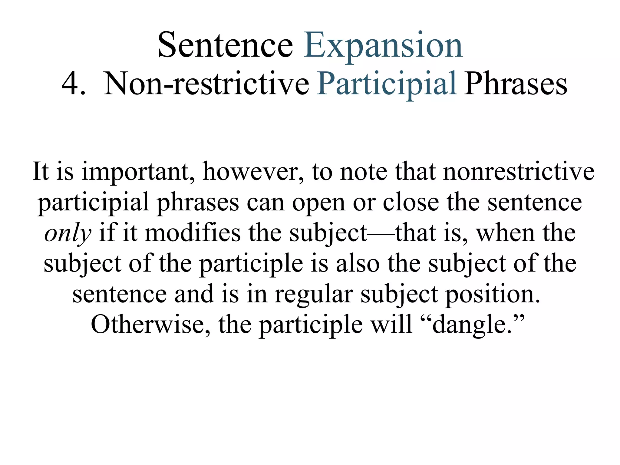 Lesson 4 Sentence Combining | PPT