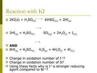Lesson 4 The Halide Salts | PPT