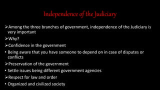 Lesson 8- JUDICIAL DEPARTMENT | PPTX