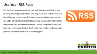 Lesson 4-website-traffic-blog cashprofits | PPT