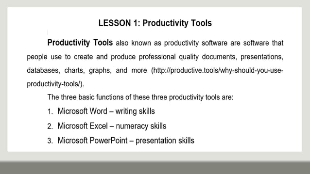 LESSON-4-Word-Processor.pptx | Desktop Publishing | Computer Software and Applications