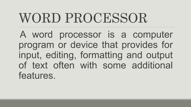 LESSON-4-Word-Processor.pptx | Desktop Publishing | Computer Software and Applications