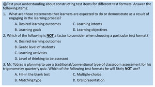 Lesson-5-.1.pptx | Standardized Testing | Educational Assessment