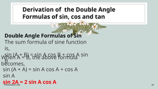 Analytic Trigonometry: Odd and Even Identities, Sum and Difference ...