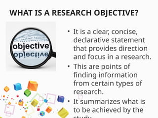 lesson-5.-research-objectives.pptx for shs students | PPTX