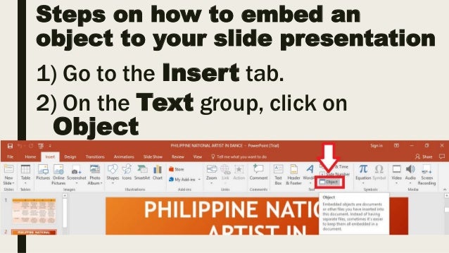 Advanced Presentation Skills Embedding Objects In MS PowerPoint advanced-presentation-skills-embedding-objects-in-ms-powerpoint