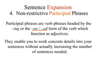 Lesson 5: Deconstructing Sentences | PPT