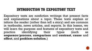 Comprehensive Guide to Expository Text Structures and Writing for Grade ...