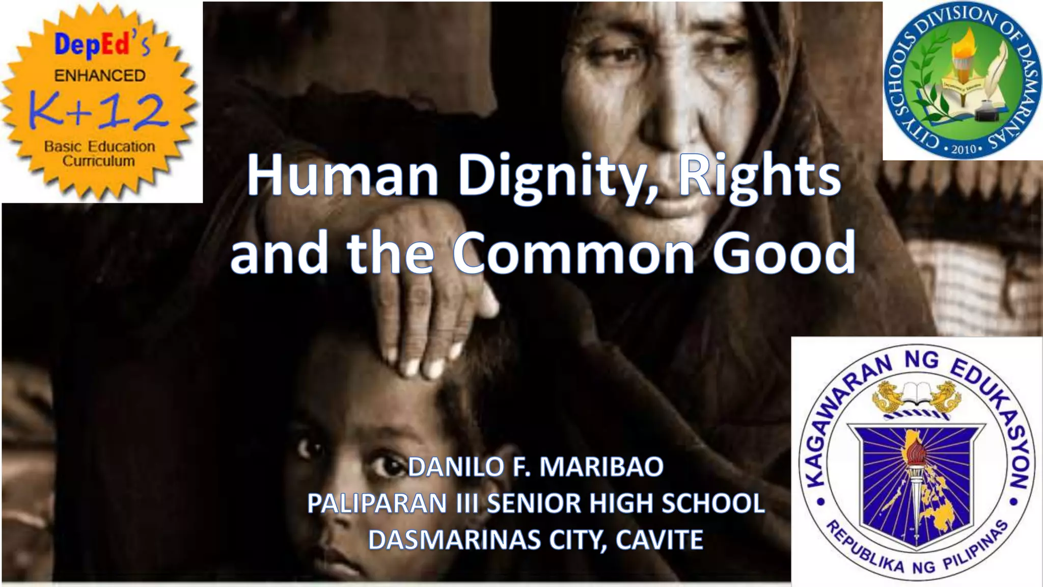 Danny_Maribao_Lesson 5-human dignity | PPTX