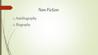 Lesson-5-Non-Fiction-Drama.pptx | Comedy | Genres