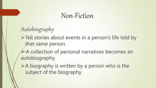 Lesson-5-Non-Fiction-Drama.pptx | Comedy | Genres