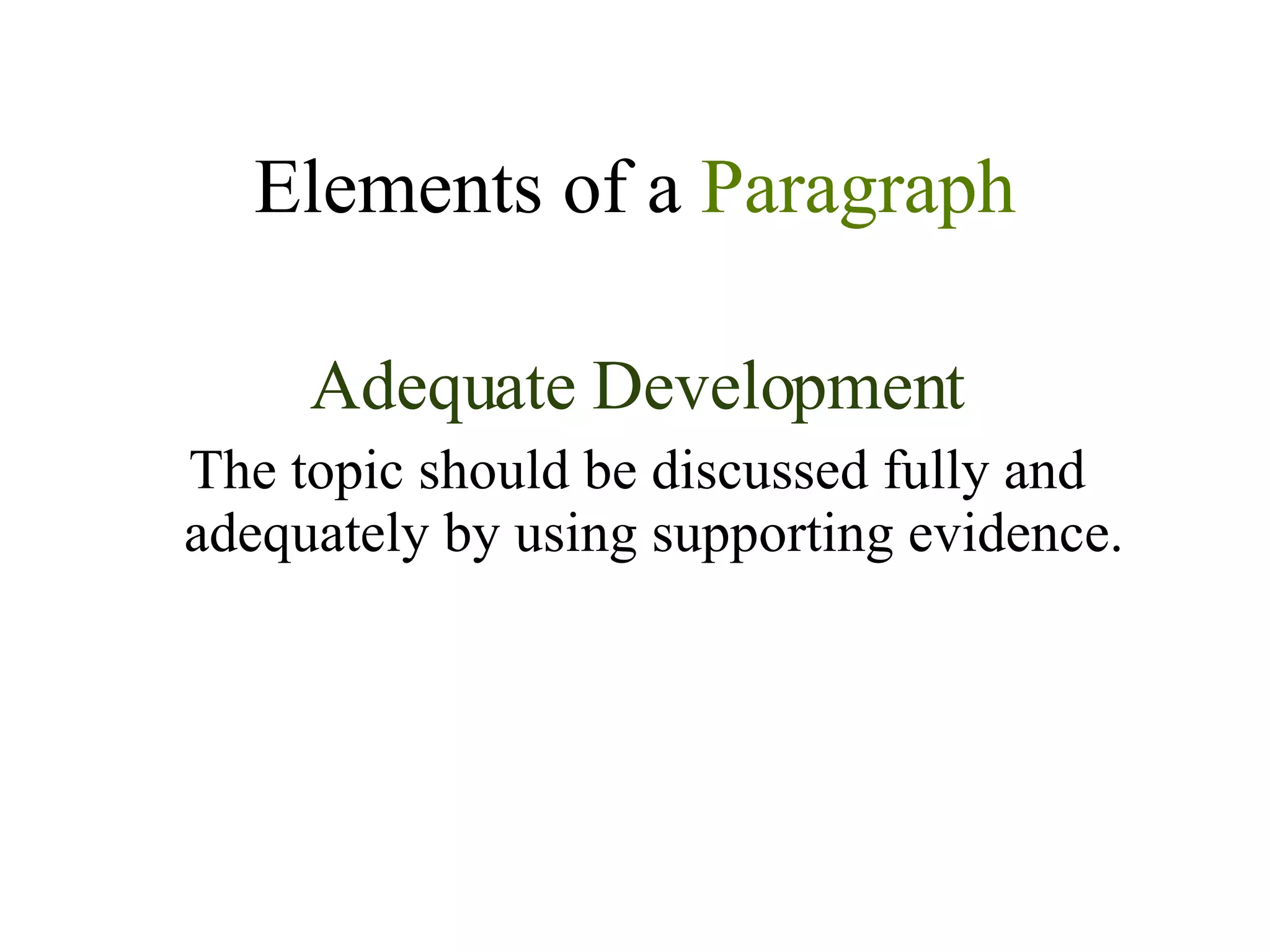 Lesson 5 Paragraphs | PPT
