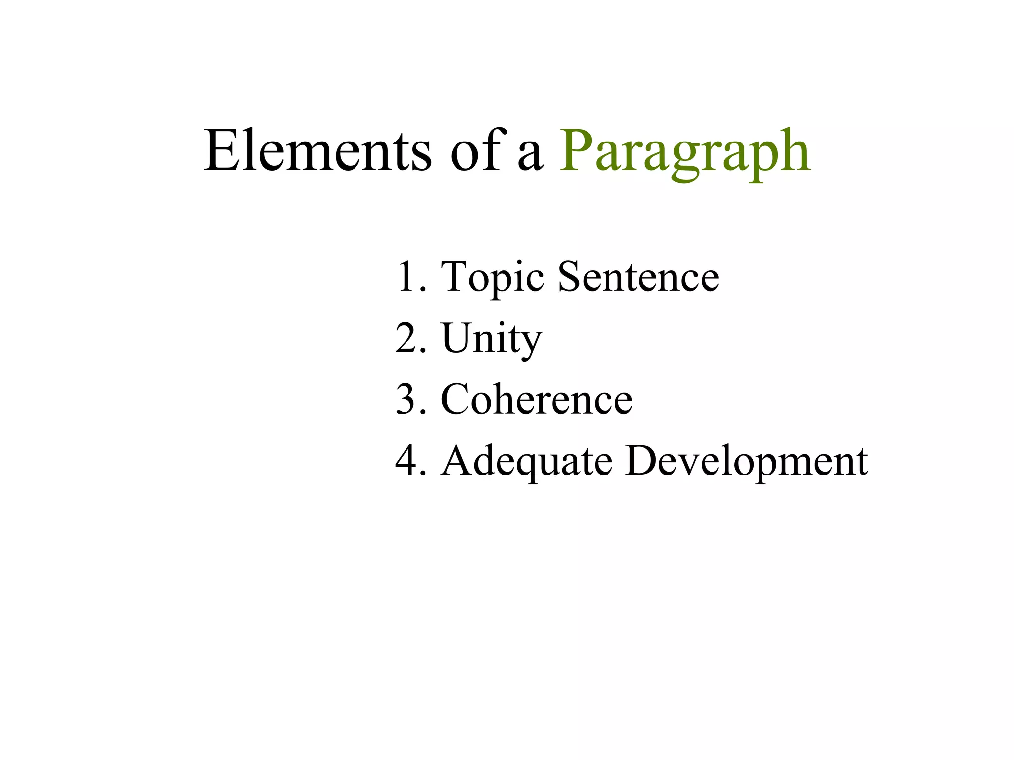 Lesson 5 Paragraphs | PPT