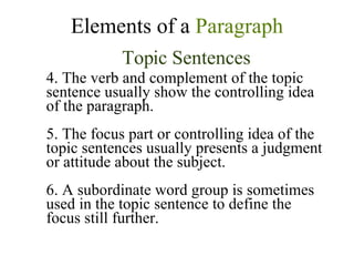 Lesson 5 Paragraphs | PPT