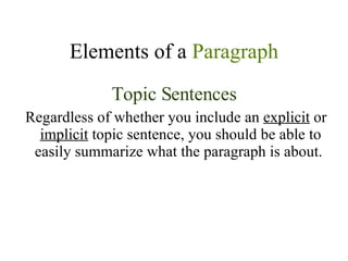 Lesson 5 Paragraphs | PPT