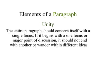 Lesson 5 Paragraphs | PPT