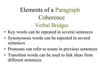 Lesson 5 Paragraphs | PPT