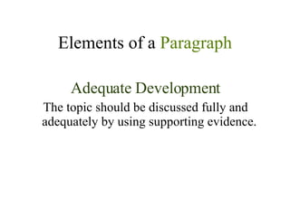 Lesson 5 Paragraphs | PPT