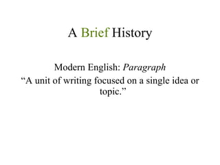 Lesson 5 Paragraphs | PPT