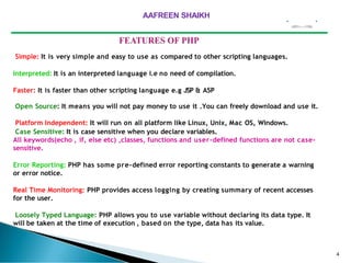Lesson-5-php BY AAFREEN SHAIKH.pdf HSC INFORMATION TECHNOLOGY CHAP 5 PHP | PPT