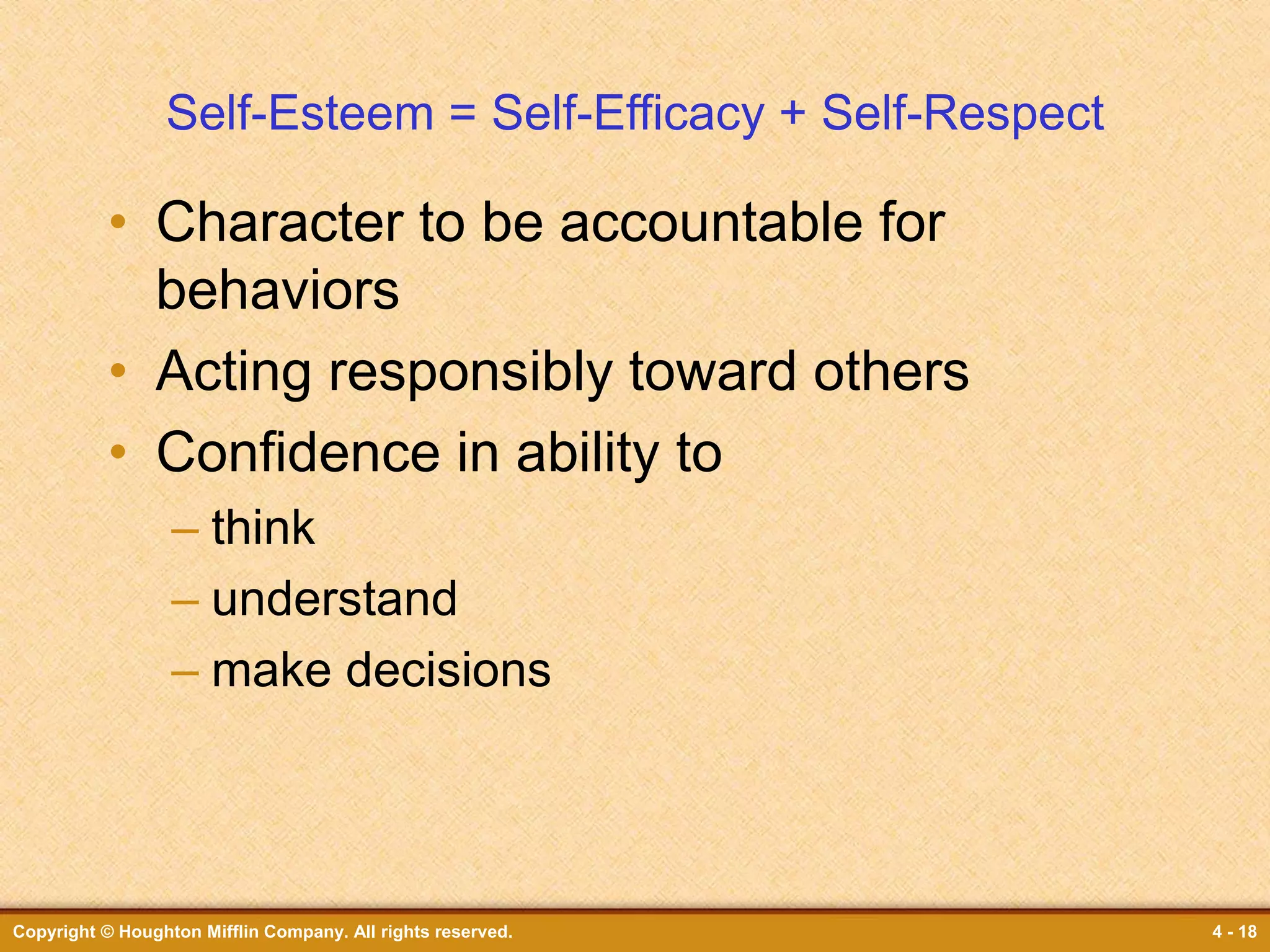 Self-Esteem | PPT