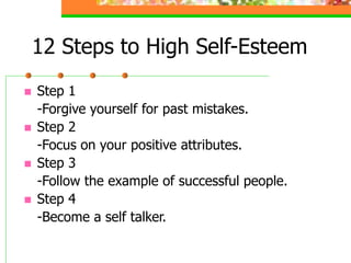 Self-Esteem | PPT