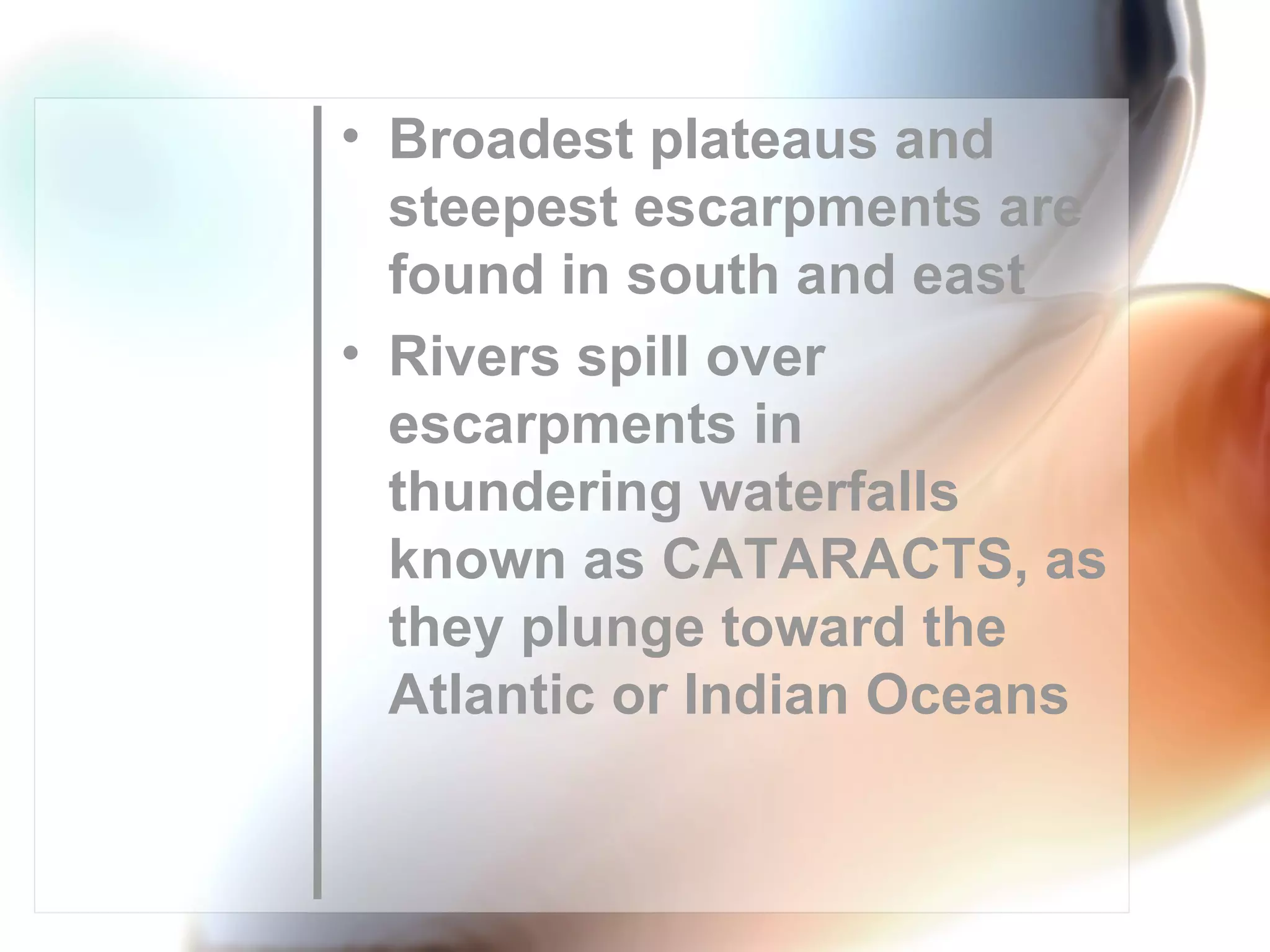 The Physical Features of Sub Saharan Africa | PPT