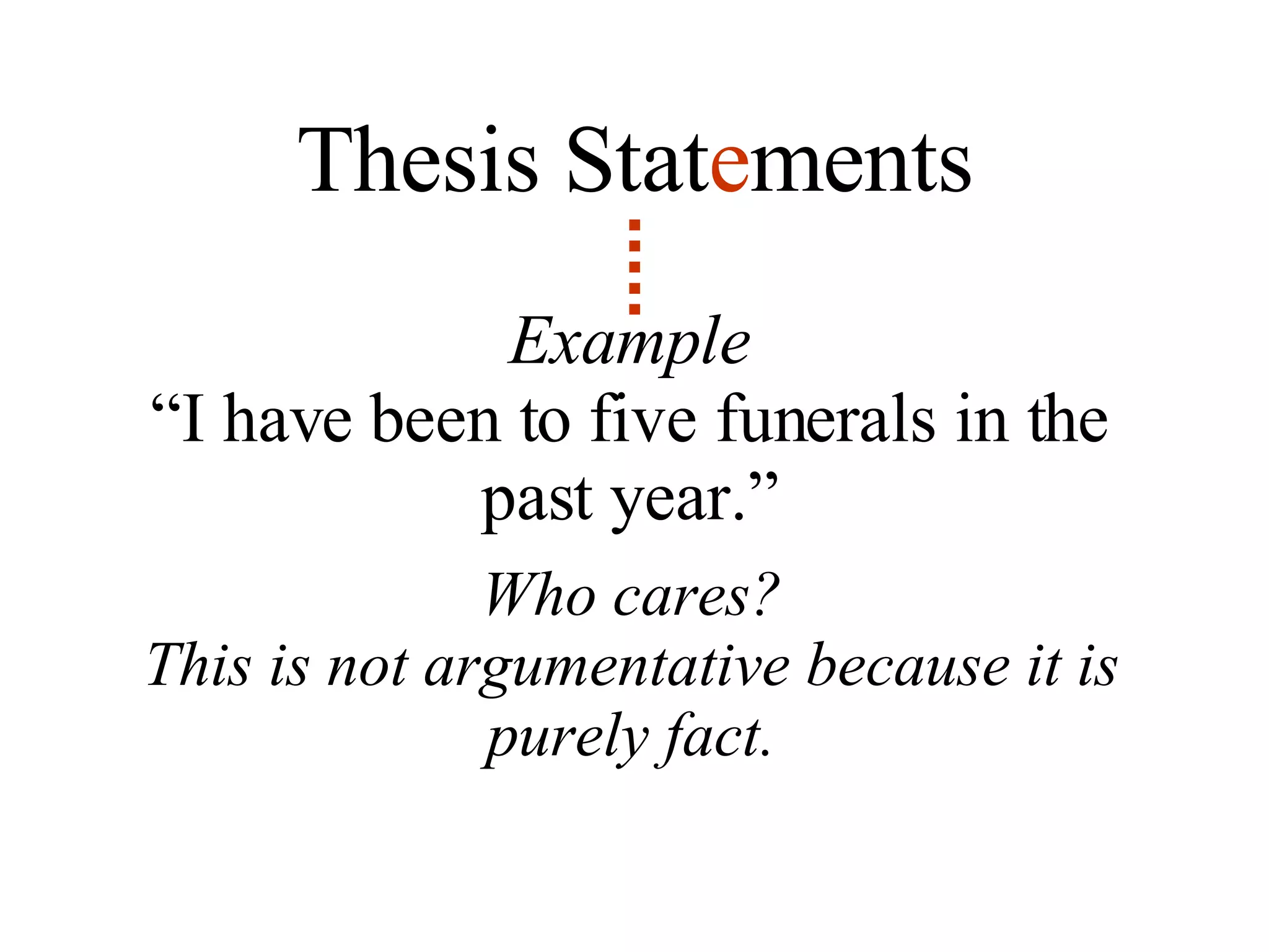 Lesson 5: Thesis Statements | PPT