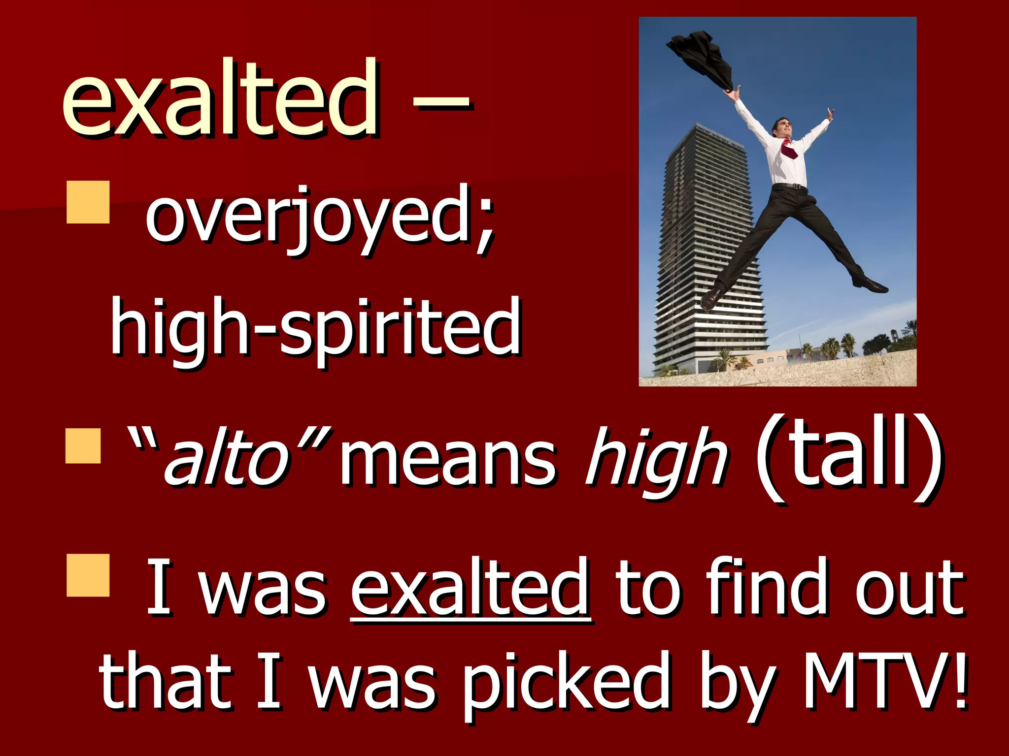 Lesson 5 Vocabulary | PPT