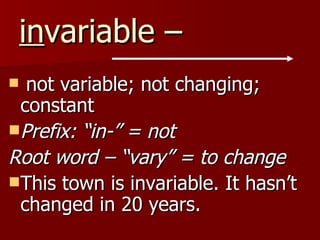 Lesson 5 Vocabulary | PPT