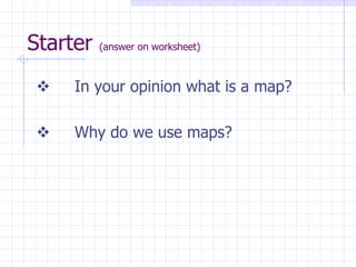Lesson 5 What Are All Those Lines | PPT | Geography | Science