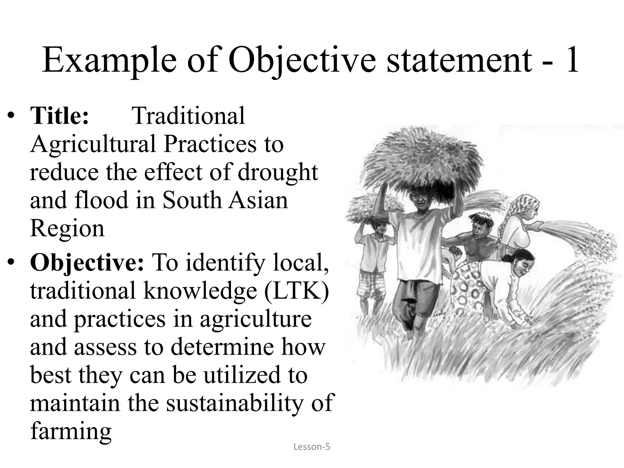 Lesson 5 research objectives | PDF