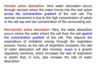 Lesson-6-1 (2). Water absorption by plant | PPT